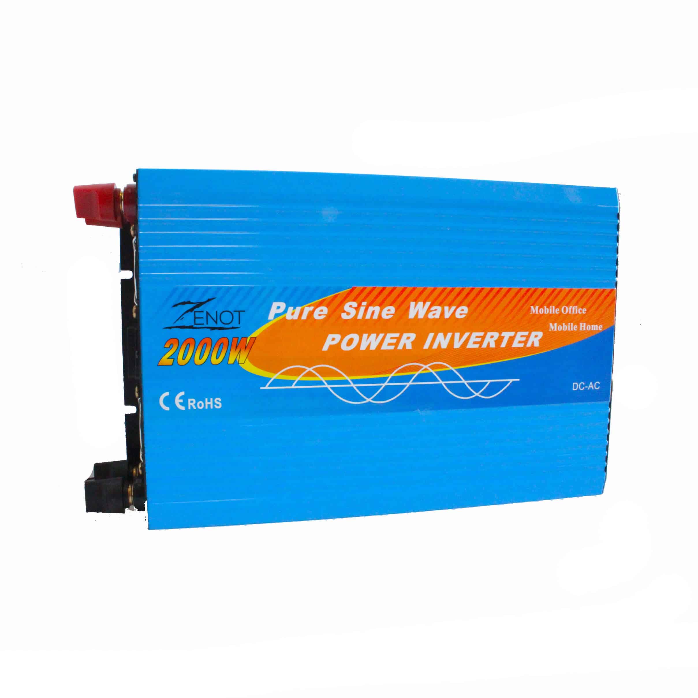 Zenot 12/240 Volt Pure Sine Wave Inverter Continuous 2000W Output Power ...