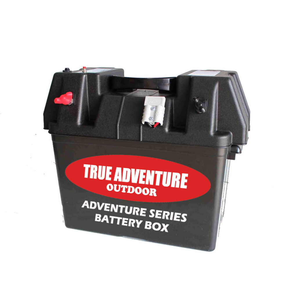 Portable Battery Box For Deep Cycle AGM / Gel With Sockets | All 12 Volt