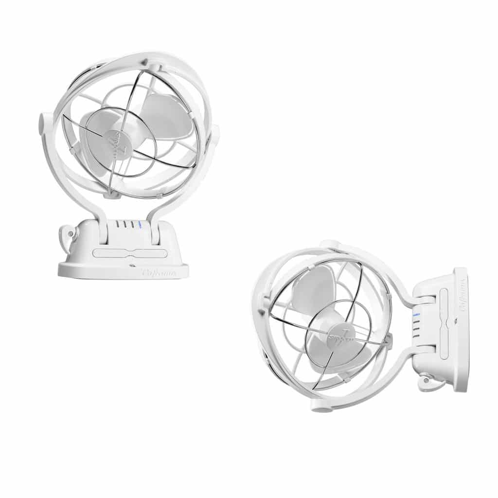 Buy 2 X 12/24V Sirocco Series II Cabin Fan (White) Online | All 12 Volt
